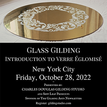 Charles Douglas Gilding Studio Gilding Classes
