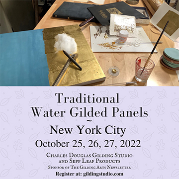 Charles Douglas Gilding Studio Gilding Classes